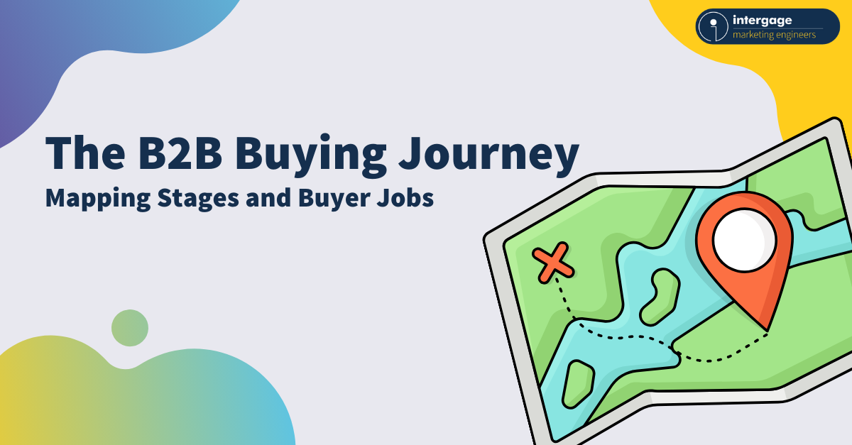 Mapping buyer journey jobs and stages for buyer enablement